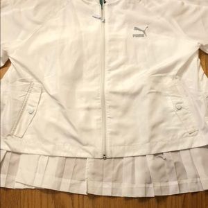 Puma | Jackets & Coats | Puma Pure White Track Jacket | Poshmark